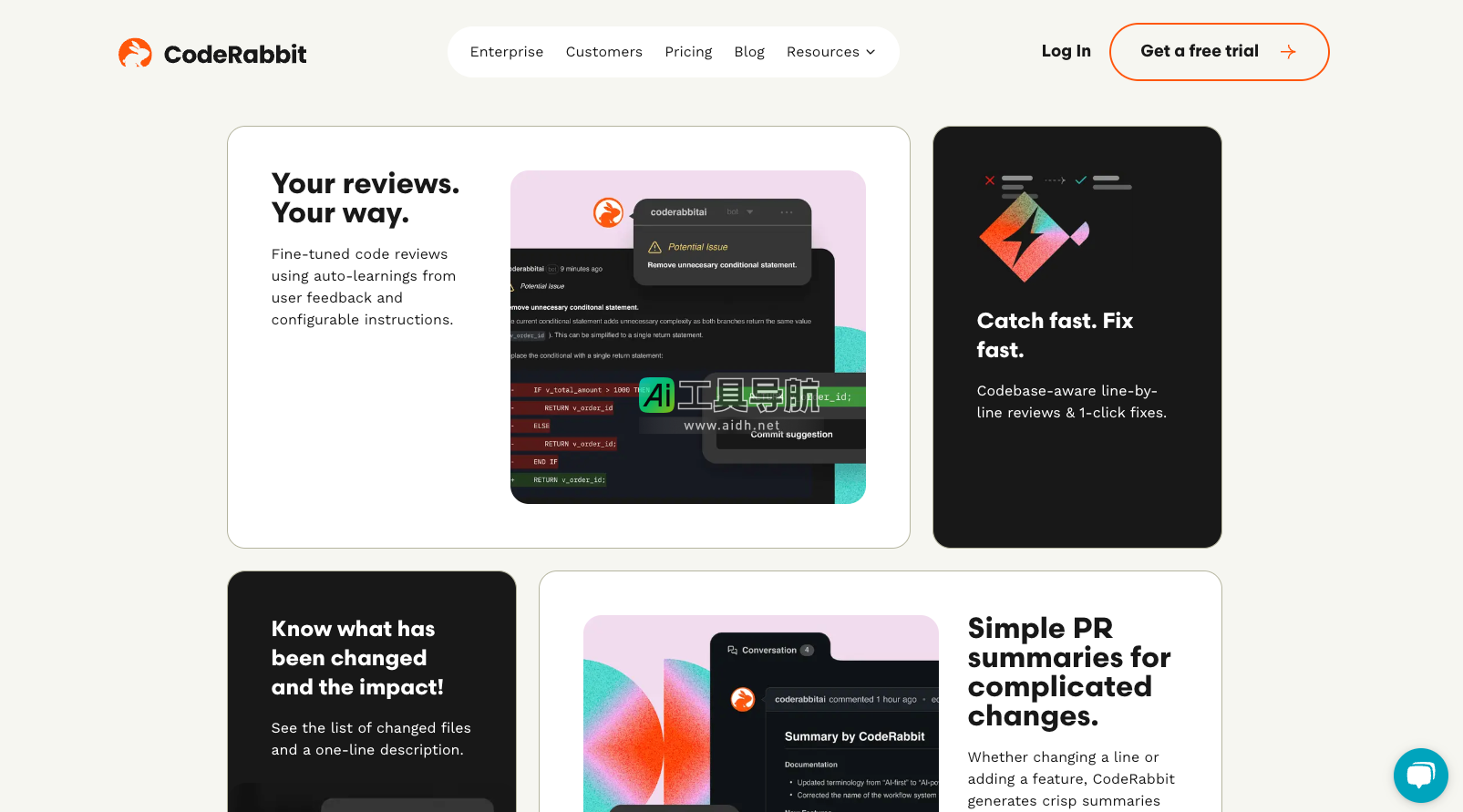 CodeRabbit_AI智能代码审查工具，智能的代码分析、实时反馈-AI工具库