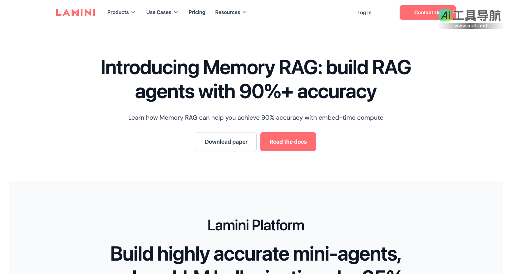 Lamini_企业级LLM平台，助力构建高精准AI语言大模型-AI工具库